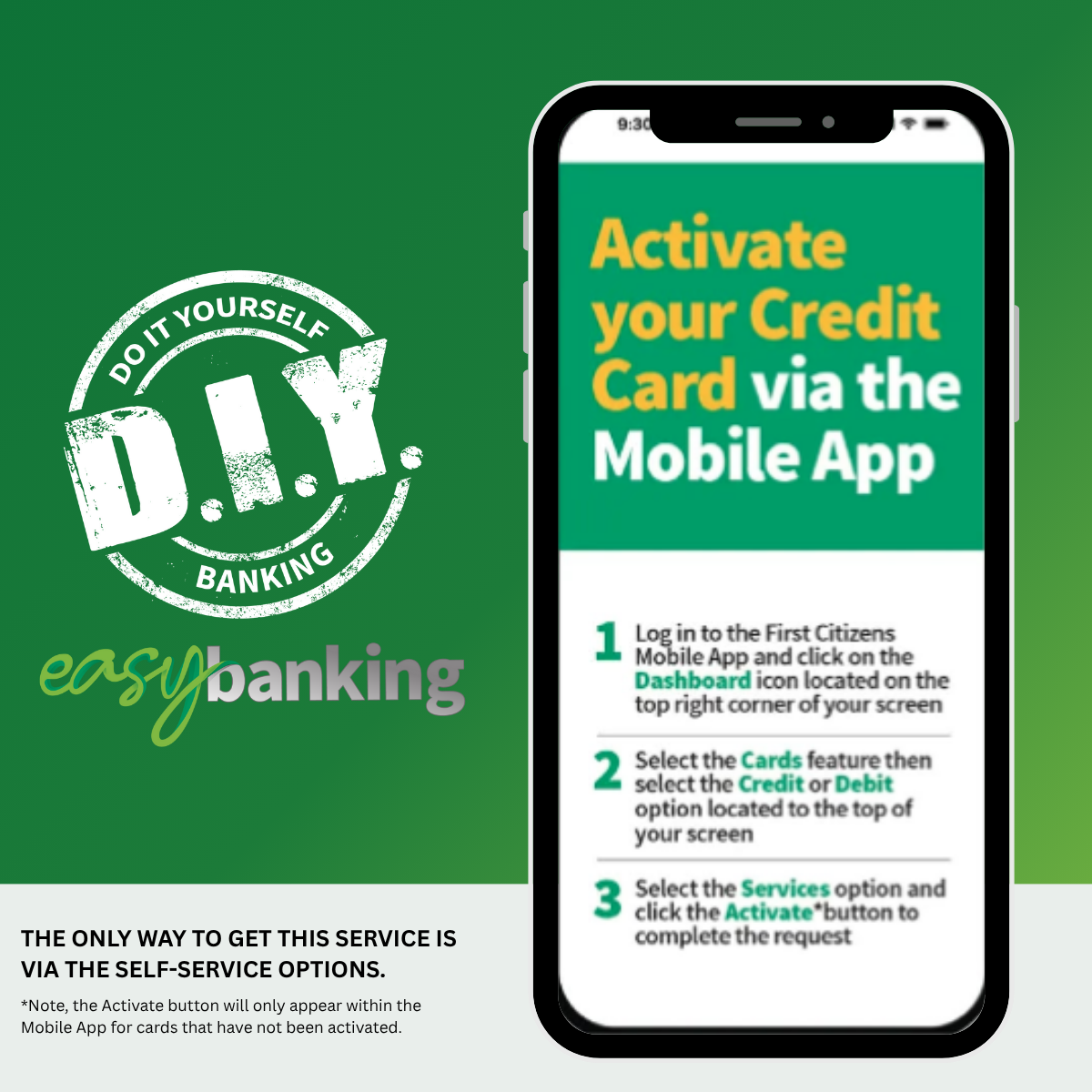 Activate your Credit Card - Trinidad and Tobago